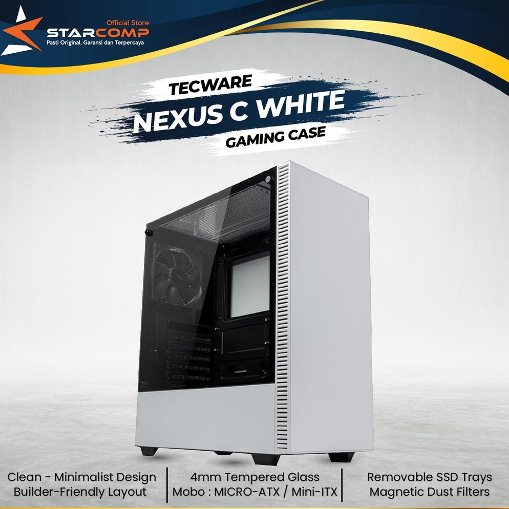 Jual Tecware Nexus C Tempered Glass Mid Tower Chassis | Shopee Indonesia