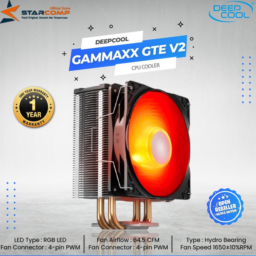 Jual HSF Deepcool Gammaxx GTE V2 RGB Led Air Cooling | Shopee Indonesia