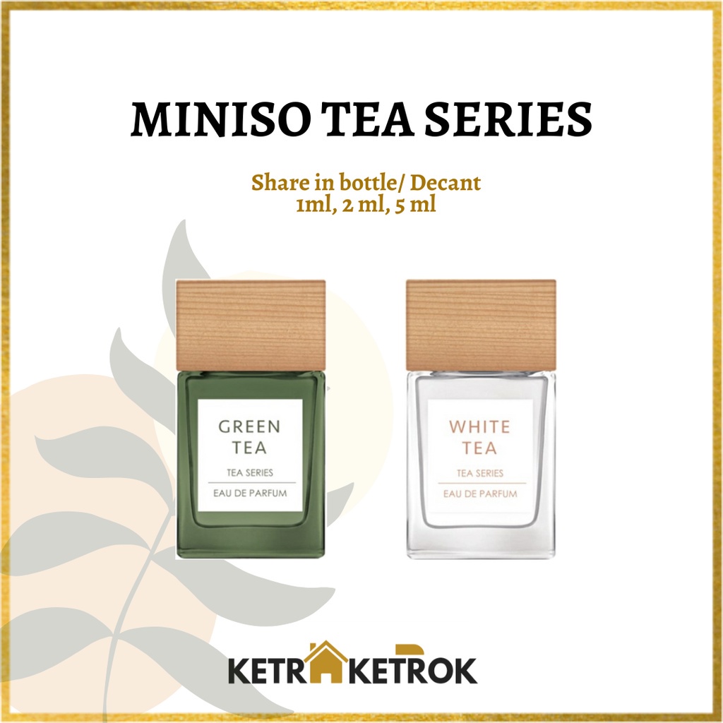 Jual DECANT SHARE Parfum Perfume Miniso Tea Series Green Tea / White ...