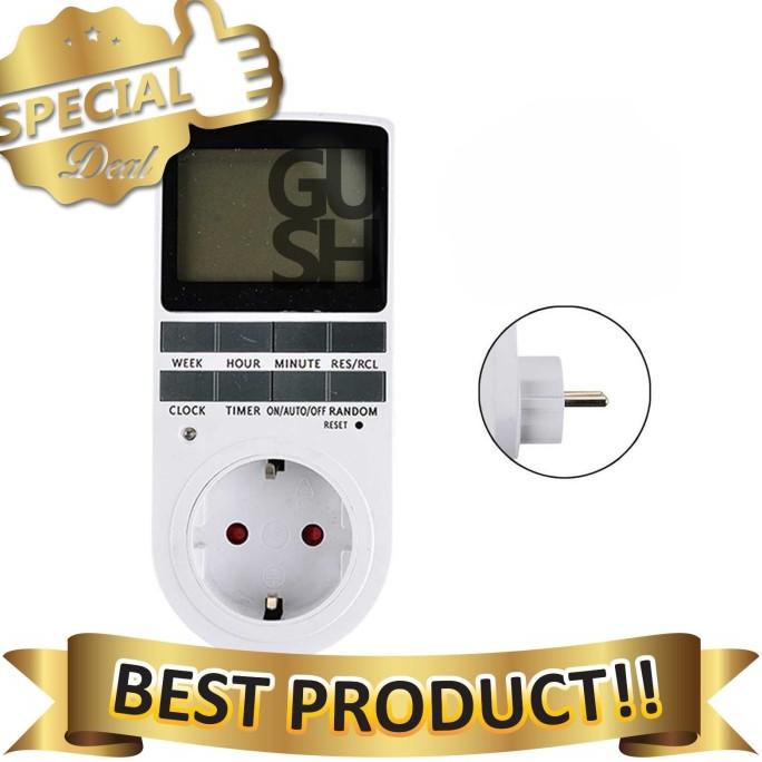 Jual Stop Kontak Dengan On Off Digital Timer Switch Otomatis | Shopee ...