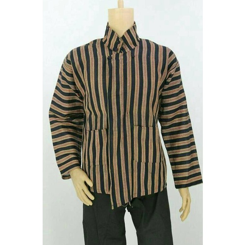 Jual Baju Surjan Jumbo / Sorjan Setelan Dewasa / Lurik / Batik adat ...