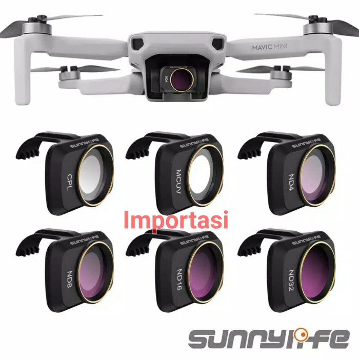 Jual SUNNYLIFE Filter UV CPL ND4 ND8 ND16 ND32 For DJI Mavic Mini ...