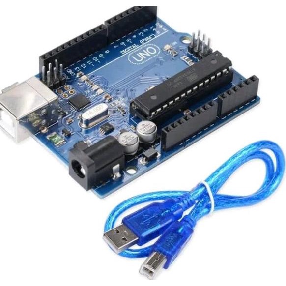 Jual Arduino Uno R3 ATmega328 dip plus kabel | Shopee Indonesia