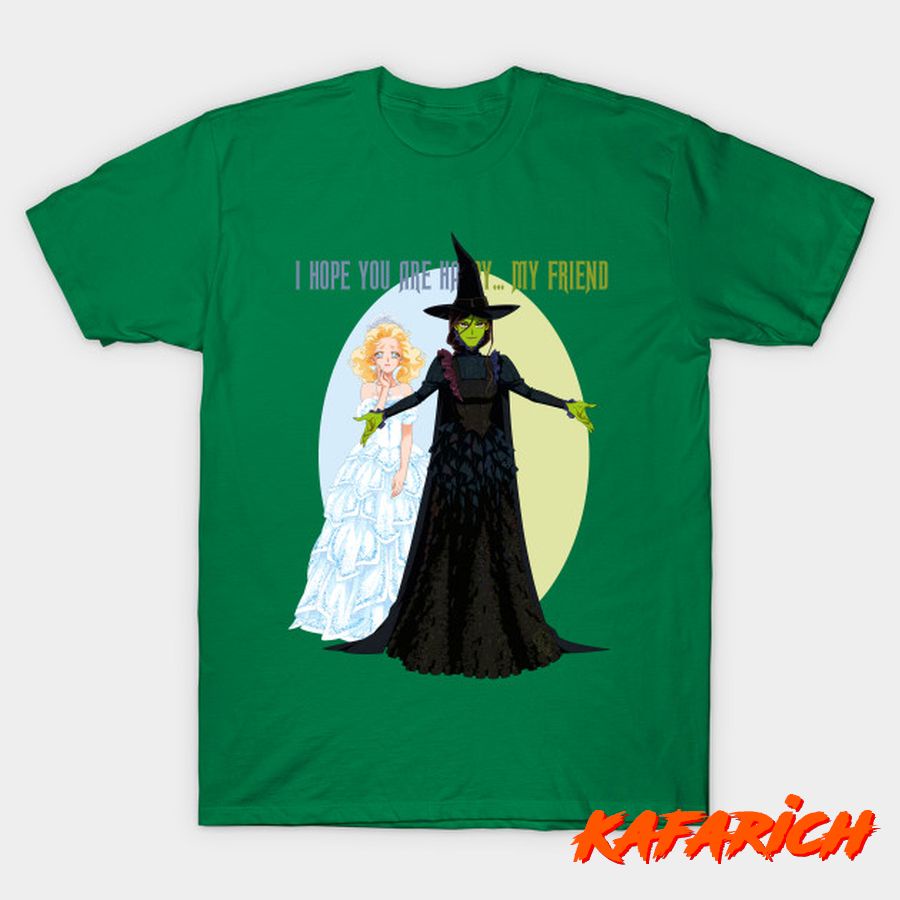 Jual Kaos Custom Popular Wicked Elphaba Glinda Musical Quote The Wizard ...