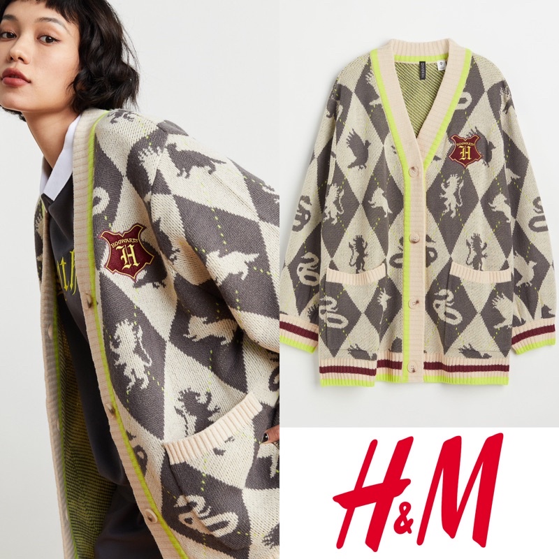 Jual h&m hnm hm harry potter knit cardigan sweater | Shopee Indonesia
