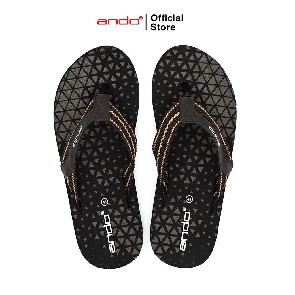 Jual Ando Official Sandal Jepit Mandala 02 Pria Dewasa - Coklat ...