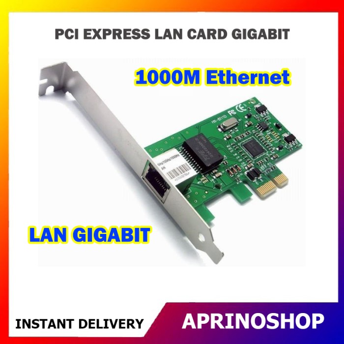 Jual PCI Express LAN Card Gigabit Ethernet LAN Card Network 100/1000 ...