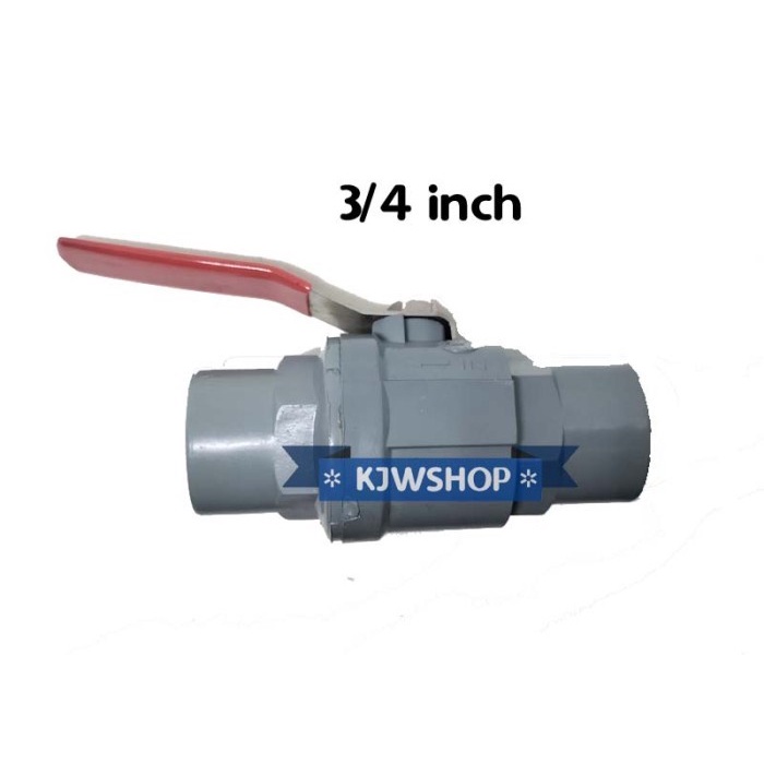 Jual Stop Kran 3/4 inch Keran Air Pipa Ballvalve Ball Valve Gg Besi 3/4 ...