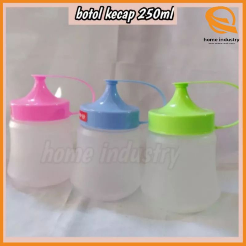 Jual botol kecap 250ml/botol saos/botol mayones/botol bumbu/tempat ...