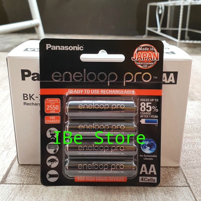 Jual Baterai Rechargeable Panasonic Eneloop Pro Aa 4 Pcs 2550 Mah