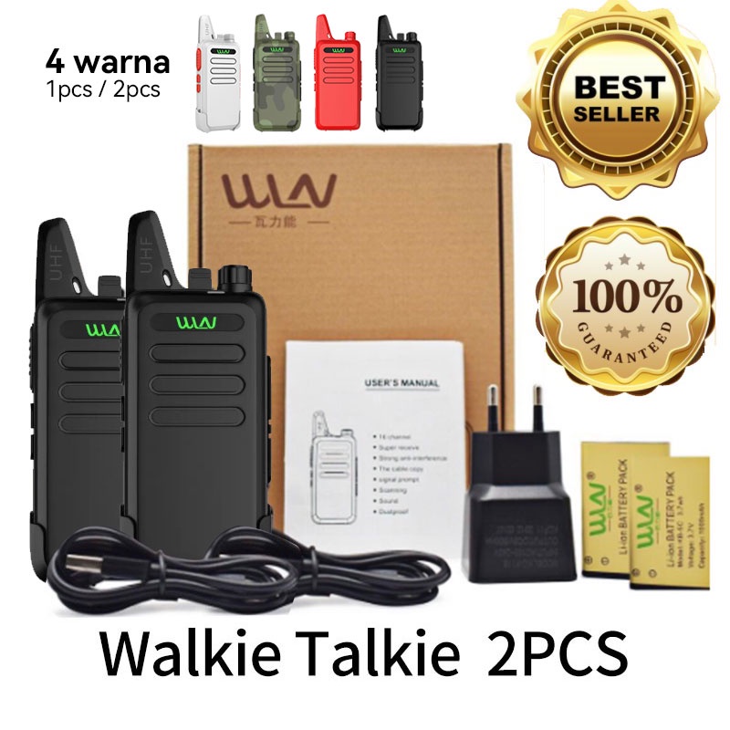 Jual HT WLN UHF Walkie Talkie Dual Band Radio C1 walkie talkie 1 UNIT ...