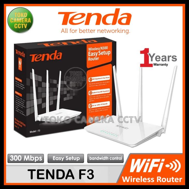 Jual WIRELESS ROUTER EXTENDER ACCESS POINT WIFI REPEATER TENDA F3 ...