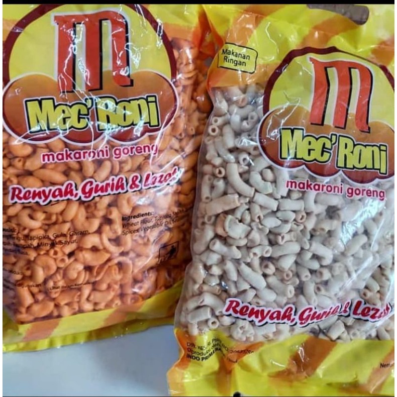 Jual MEC'RONI SNACK MAKARONI GORENG 350 GRAM | Shopee Indonesia