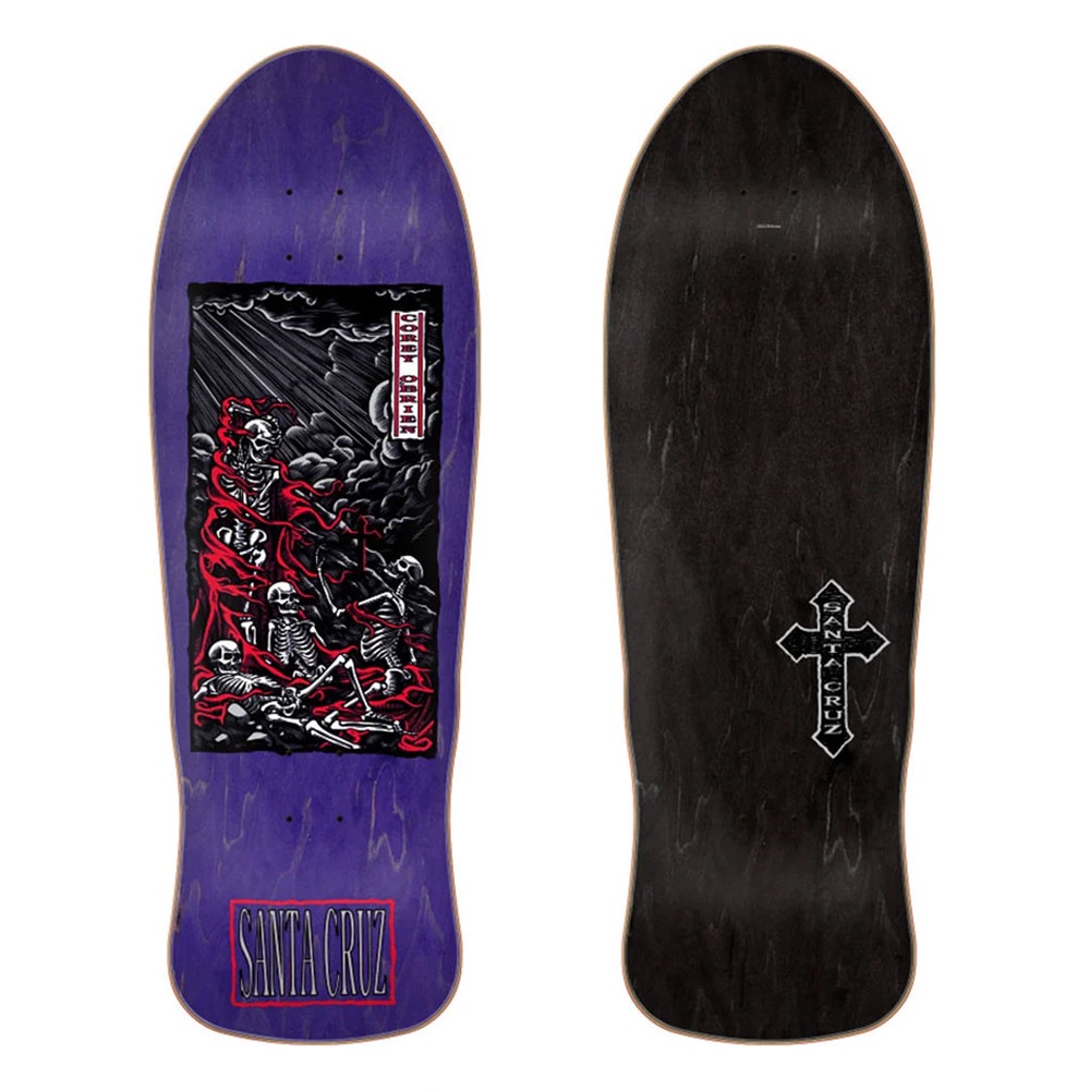 Jual Santa Cruz 9.85in x 31in Obrien Purgatory Reissue Deck | Shopee ...