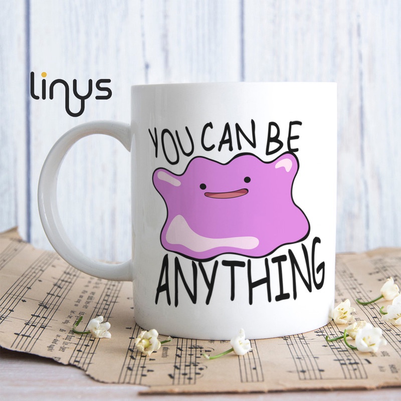 Jual Mug gelas pokemon ditto you can be anything | Shopee Indonesia