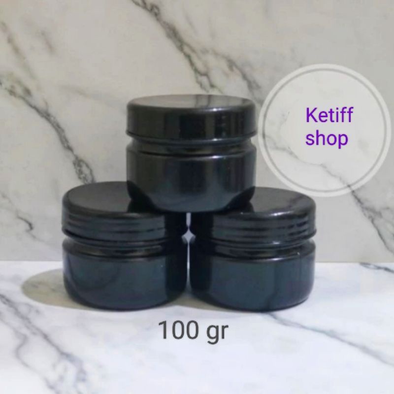 Jual Pot cream lulur pomade 100gr hitam | Shopee Indonesia