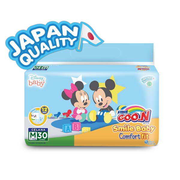 Jual GOON SMILE BABY COMFORT FIT M 30 PCS - POPOK | Shopee Indonesia