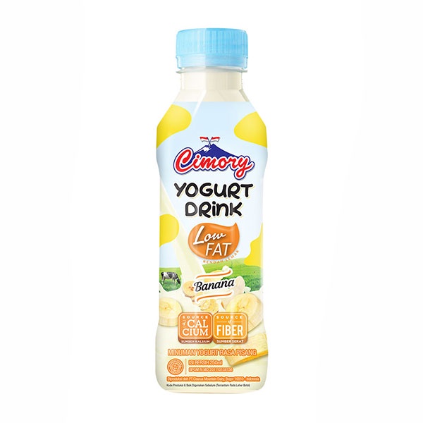 Jual CIMORY DRINK YOGURT LOW FAT BANANA 240 ML | Shopee Indonesia