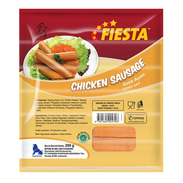 Jual FIESTA CHICKEN SAUSAGES 200 GR - SOSIS | Shopee Indonesia