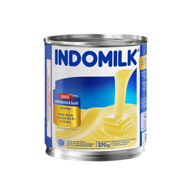 Jual INDOMILK SKM PUTIH 370 GR - SUSU KENTAL MANIS | Shopee Indonesia