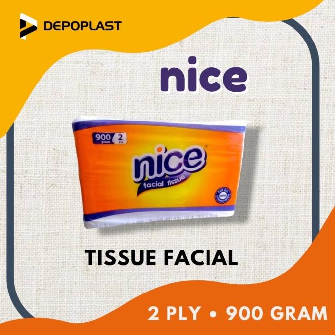 Jual Tissue Facial Nice 2 Ply - 900 Gram (1 Dus/20 Pack) | Shopee Indonesia