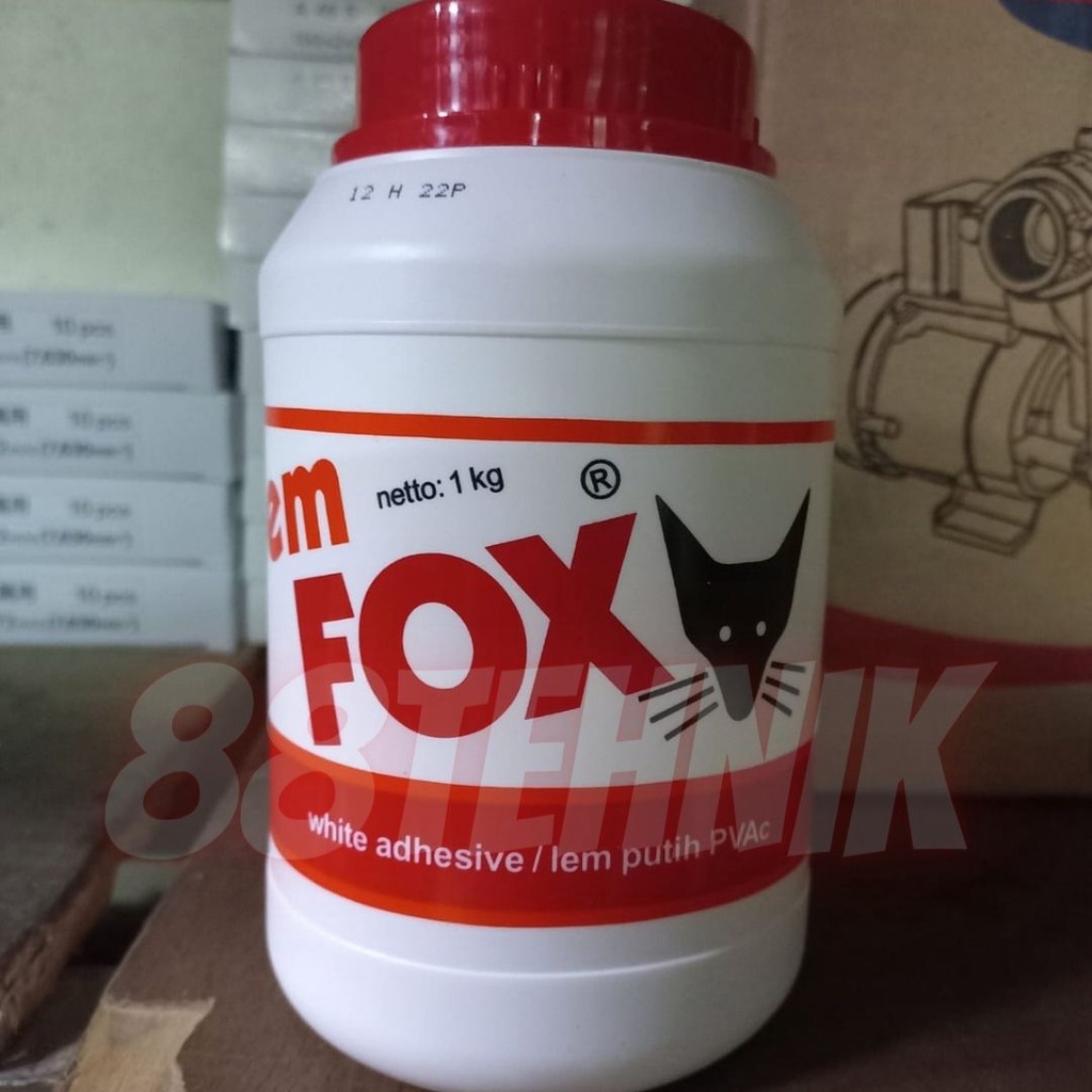 Jual LEM FOX kemasan botol 1kg- putih | Shopee Indonesia