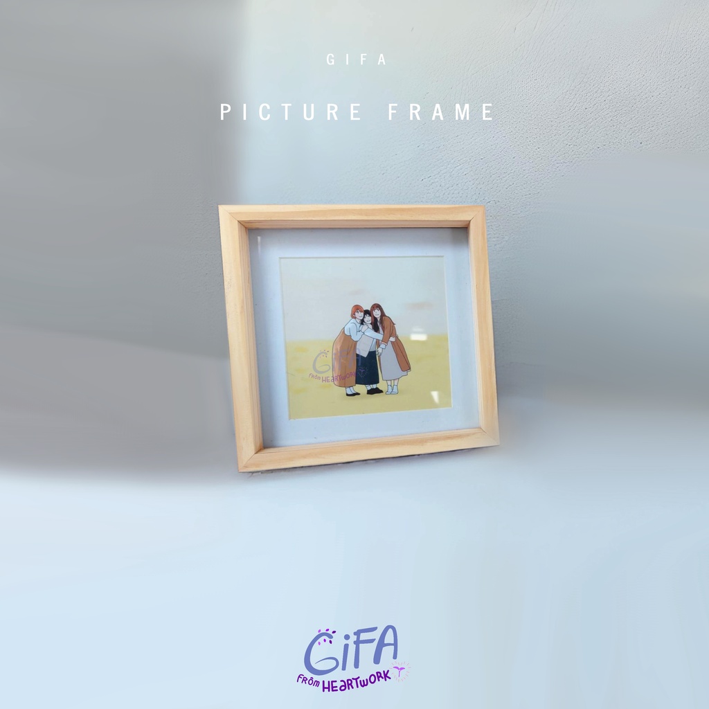 Jual GIFA - Picture Frame Illustration - Hadiah Ilustrasi (1 Orang ...