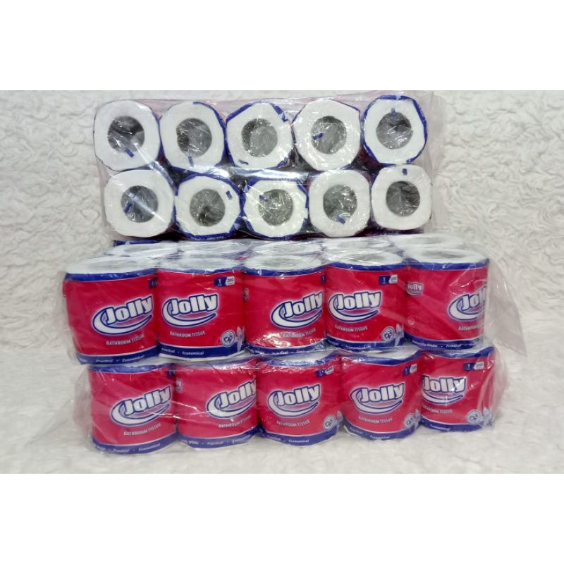 Jual | 10ROLL | Tisu Tissue JOLLY Toilet Roll Gulung Core Non Emboss ...