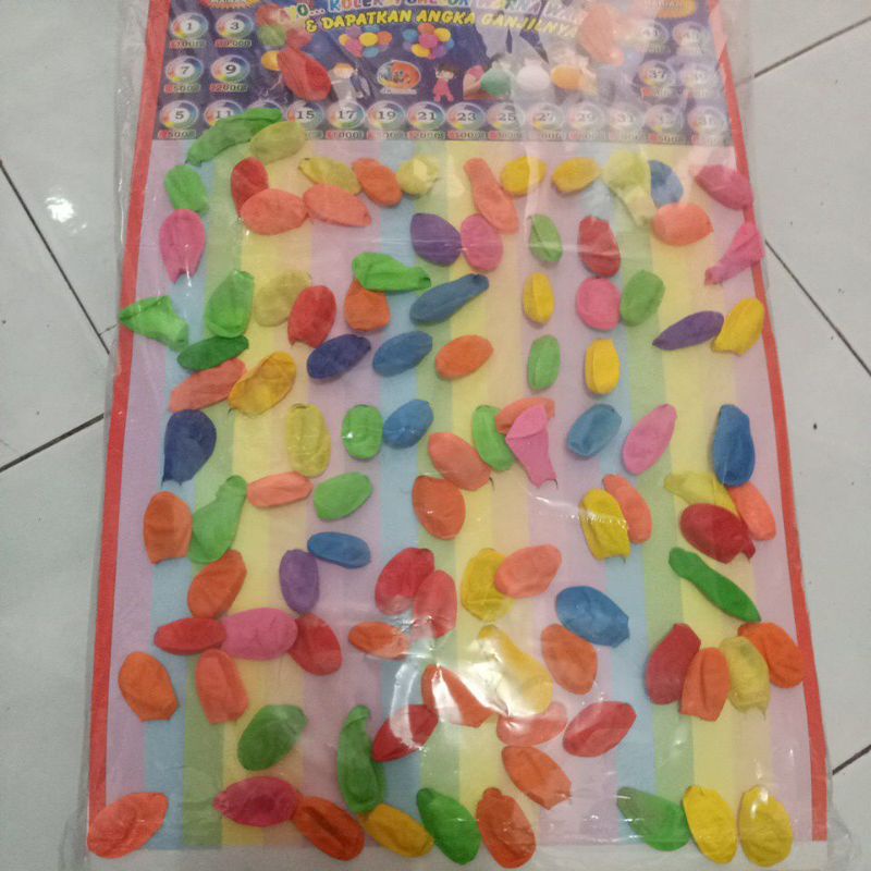 Jual Mainan Balon Berhadia 10 Lembar/isi 1000 Balon | Shopee Indonesia