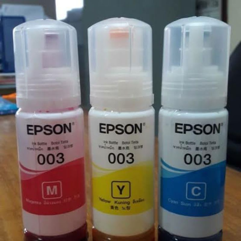 Jual Botol Tinta Epson 003 Ecotank L3110 L1110 L3100 L3150 L5190 L3101 ...