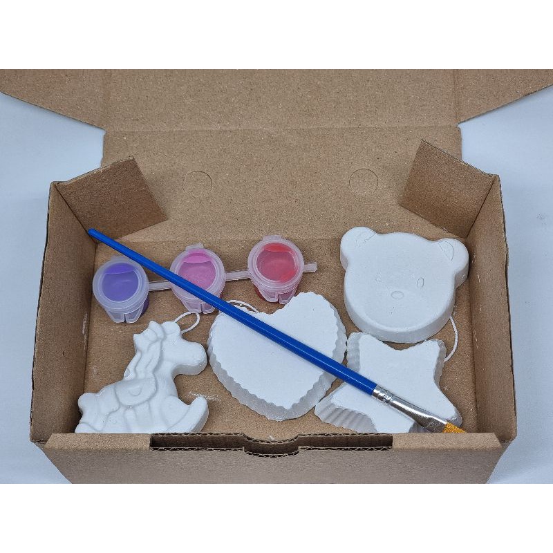 Jual Mainan Edukasi Anak DIY Painting Gypsum Kit Mewarnai Patung Lukis ...