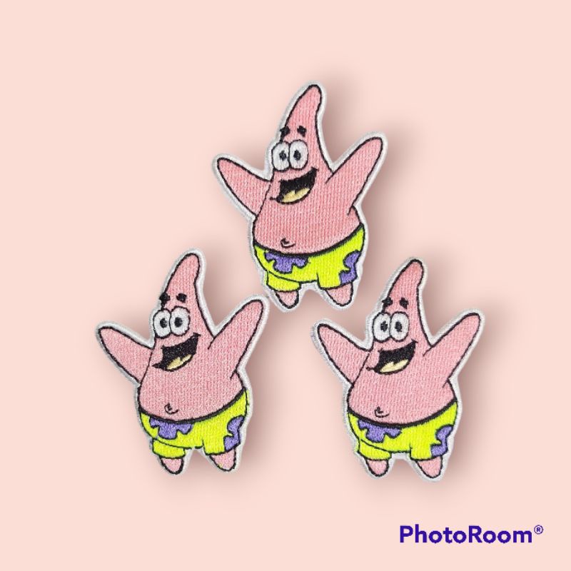 Jual Iron Patch Patrick Star 'SpongeBob SquarePants' | Shopee Indonesia