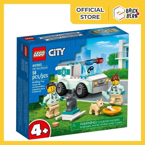 Jual BrickBern LEGO 60382 - City Vet Van Rescue | Shopee Indonesia
