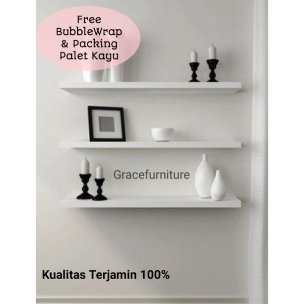 Jual Ambalan/rak dinding 1 set | Shopee Indonesia