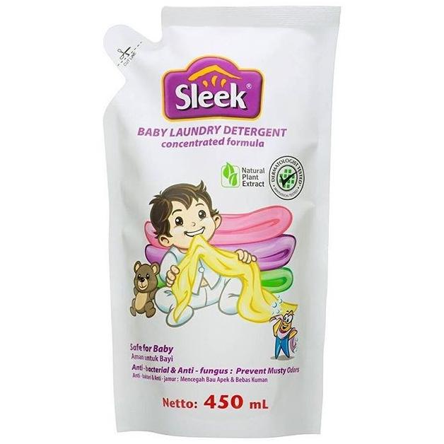 Jual @@@@] SLEEK LAUNDRY DETERGENT POUCH 450ML | Shopee Indonesia