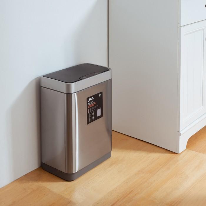 Jual Terlaris Tempat Tong Sampah Kotak Sensor Otomatis Isibin Trash Bin ...