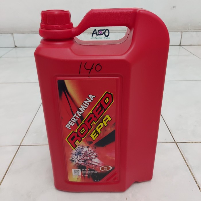 Jual ASOL Oli Gardan Pertamina Rored EPA SAE140 SAE 140 5 Liter ...