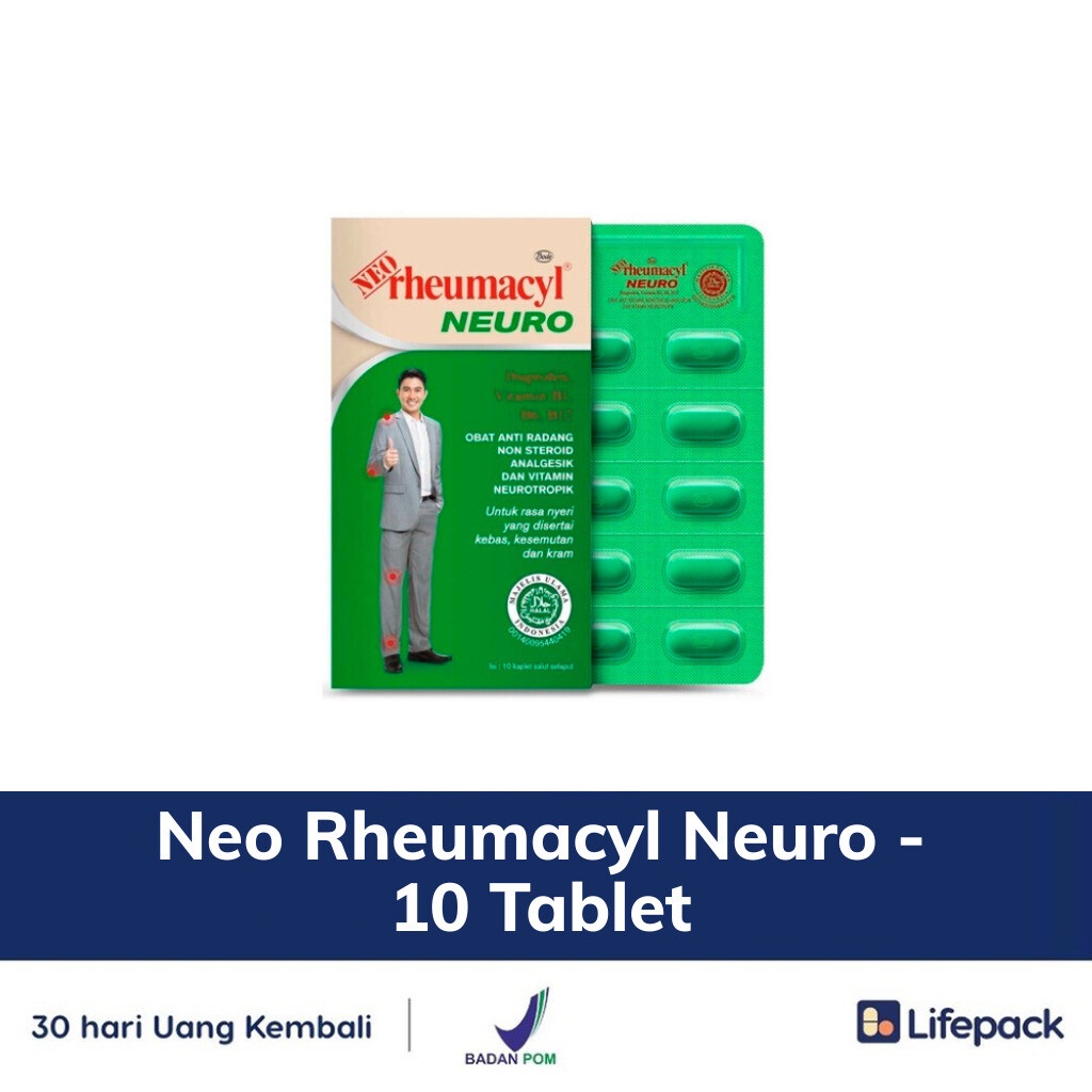 Jual Neo Rheumacyl Neuro - 10 Tablet - LIFEPACK | Shopee Indonesia