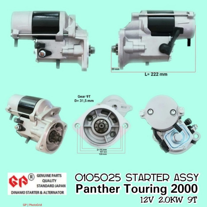 Jual TRDM Dinamo Starter GP Isuzu Panther Touring 2000 Forklift F30 Thn ...
