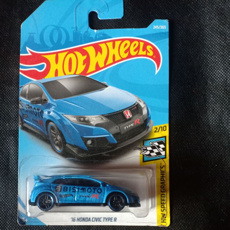 Jual Hot Wheels 16 Honda Civic Type R Bisimoto warna biru | Shopee ...
