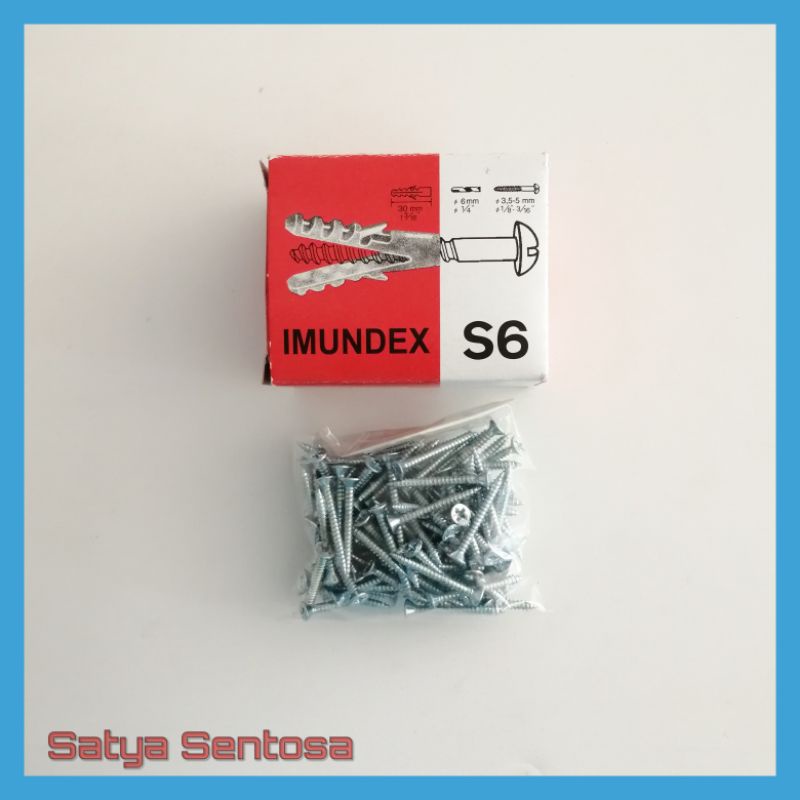 Jual Paket Imundex S6 + Sekrup Moon Lion 2.5 cm / 3 cm (100 pcs) | Shopee Indonesia