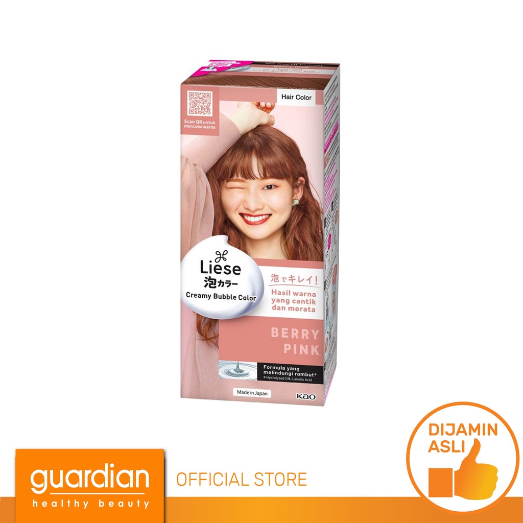 Jual LIESE Creamy Bubble Color Berry Pink | Shopee Indonesia