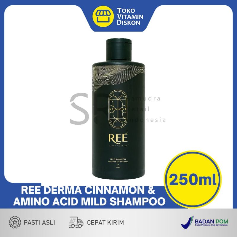 Jual REE DERMA CINNAMON AND AMINO ACID MILD SHAMPOO 250ML | Shopee ...