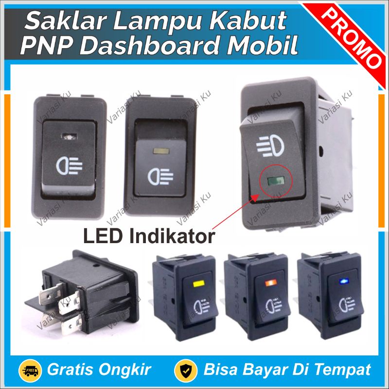 Jual SAKLAR DC 12V 12 VOLT SWITCH ON OFF ON HITAM KOTAK 4 PIN TANAM ...