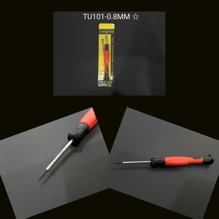 Jual OBENG SATUAN TU-101-0.8mm ★STANDART / SCREWDRIVER OBENG ...