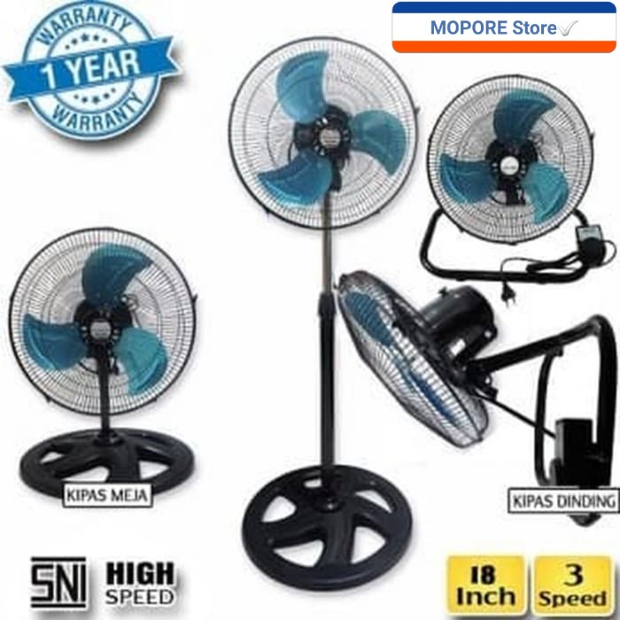 Jual KIPAS ANGIN BESI TORNADO OKAYAMA 3IN1 18'INC TYPE OK-1831 | Shopee ...