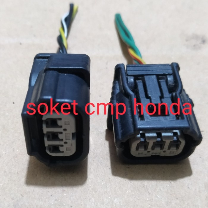 Jual Soket sensor CMP CKP honda jazz city freed mobilio BR-V Brio ...