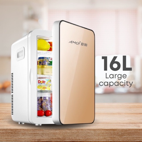 Jual Kulkas Mini mobil Portable Car home Refrigerator Kulkas 16 Liter H ...