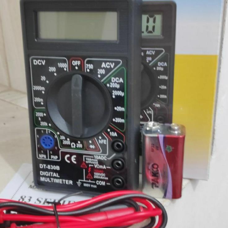 Jual Paling Laku avometer digital DT-830B Multimeter DT830B digital ...