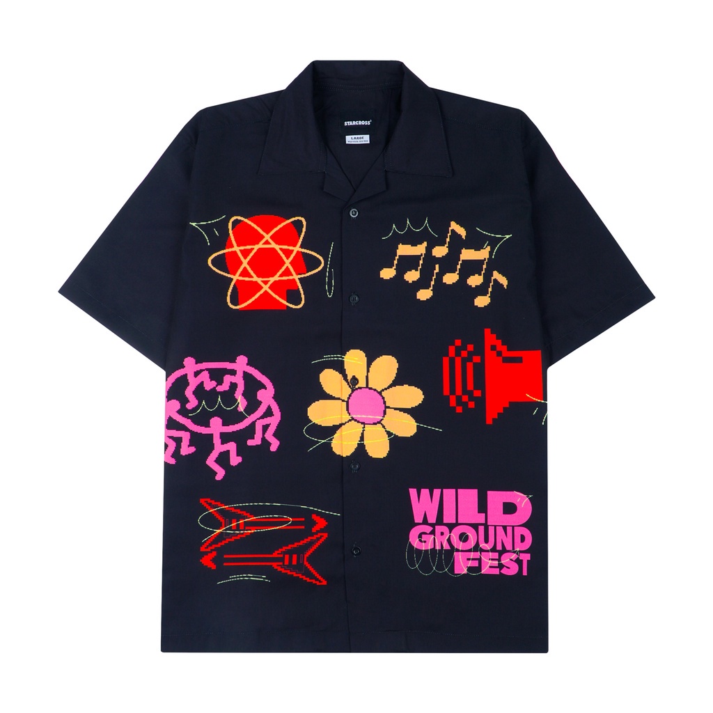 Jual MERCHANDISE Shirt - HS WILD GROUND FEST - Black | Shopee Indonesia